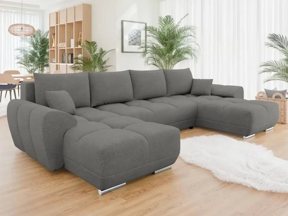 Logo U Corner Sofa Bed with Storage | Msofas